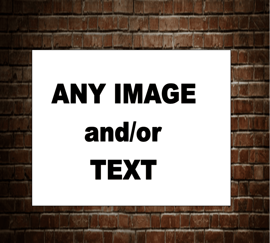 Custome Made Metal Sign In various Size | BarSigns – BarSigns UK